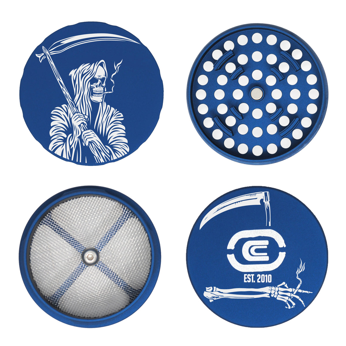 Grim Reefer Custom Homegrown Standard Grinder – Cali Crusher