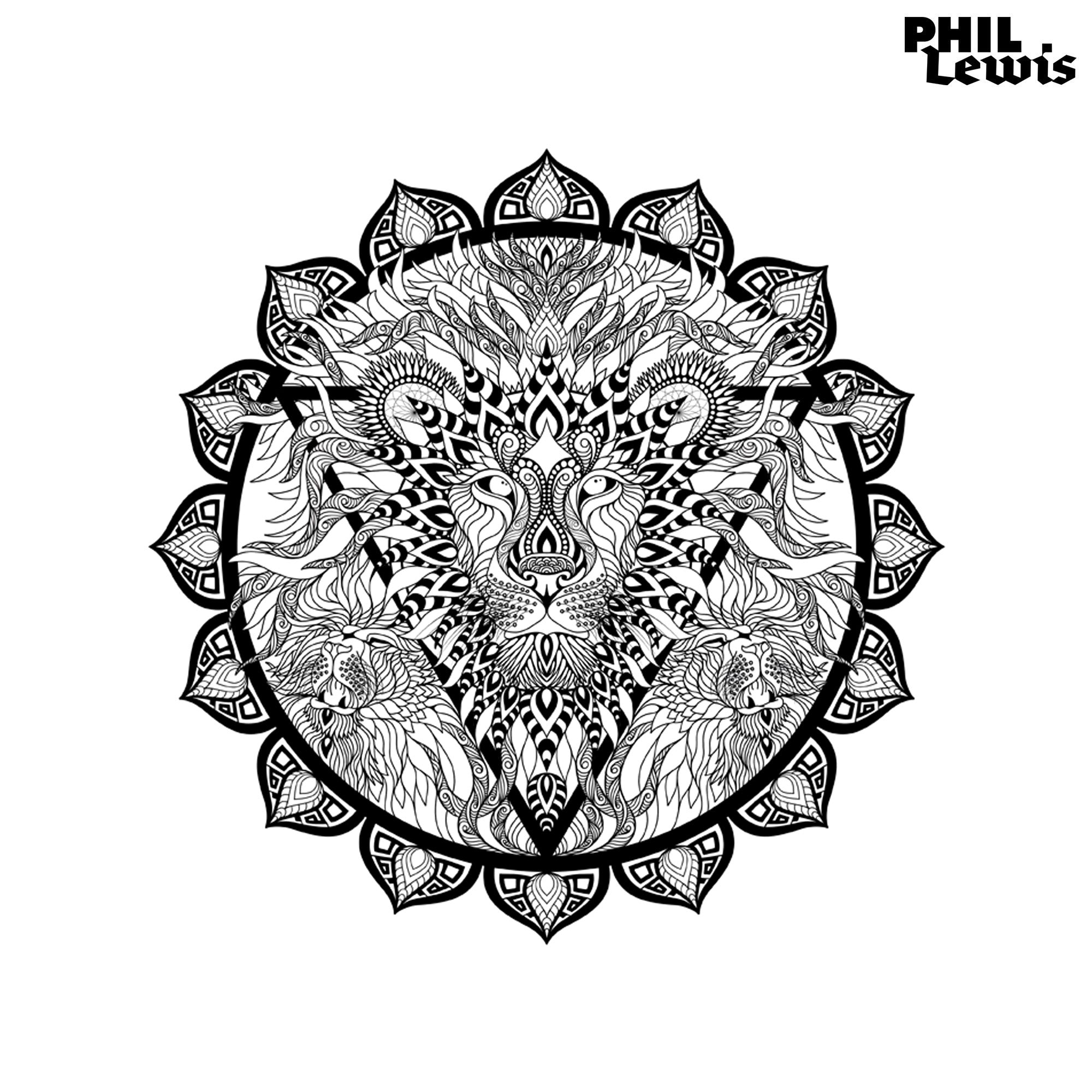 Phil Lewis Lion Laser Etch Homegrown Standard Grinder – Cali Crusher